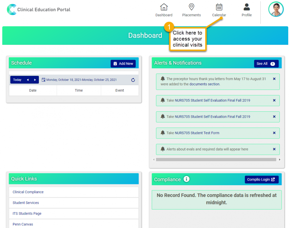 Modify Clinical Visit – CEP